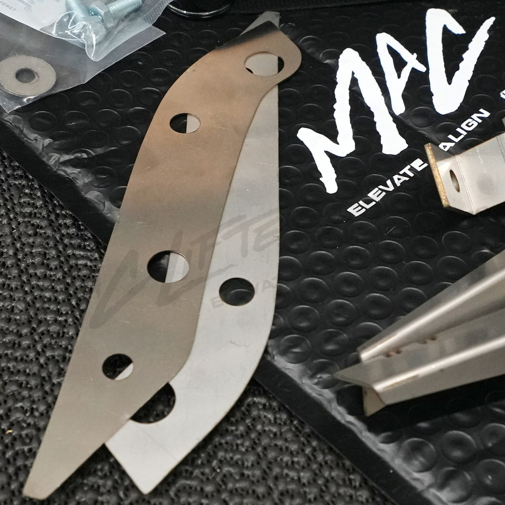 NISSAN 350Z – Complete Front Bumper Lifter & Tabs Set – MAC Lifter Kit