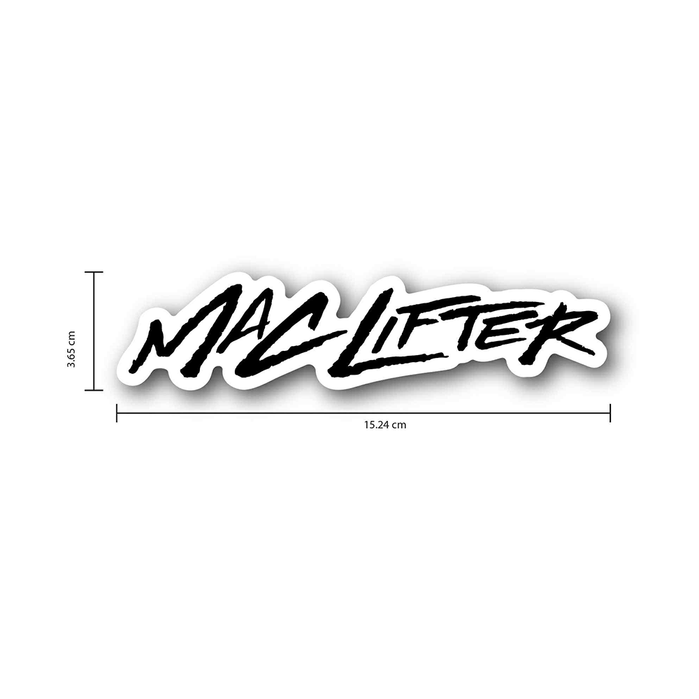 MAC Lifter Sticker Decals – OG Script – MAC Lifter Kit